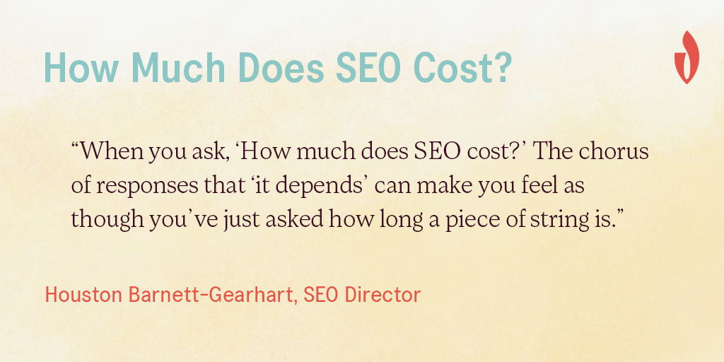 How Much Does SEO Cost - Search Optimization Costs